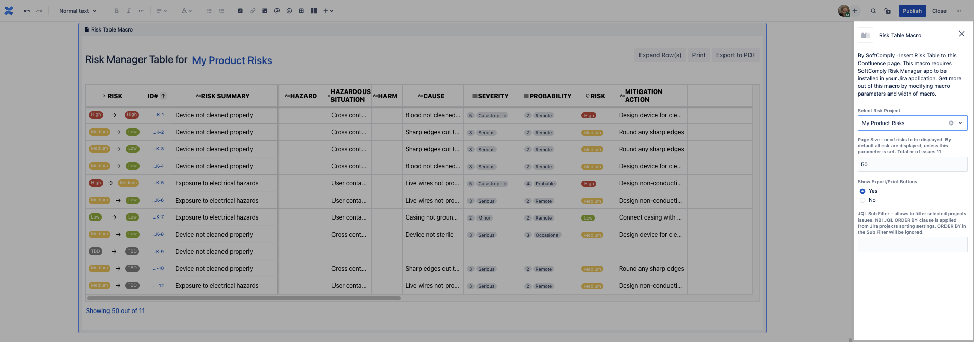How to Report Risks in Confluence - SoftComply