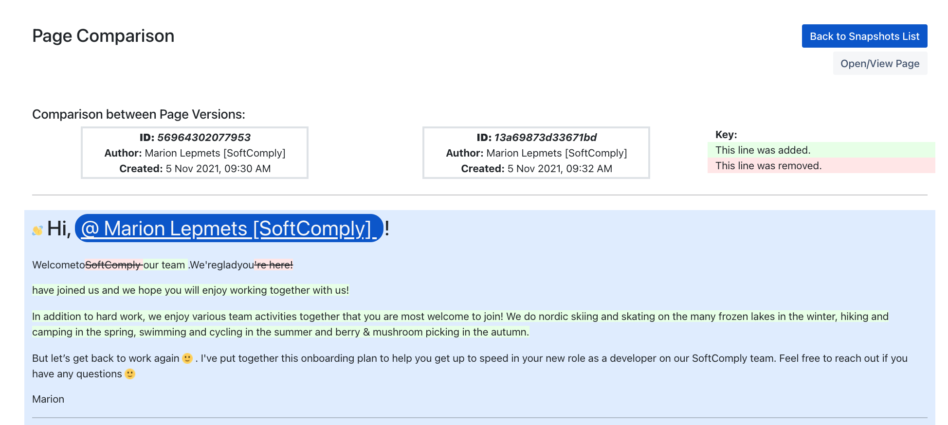 How to Make your Confluence Pages Static & Compare them with the ...