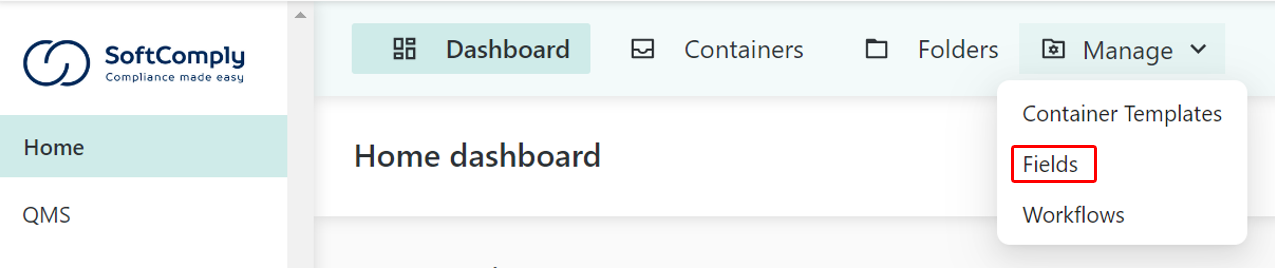 Manual for SoftComply Document Manager - SoftComply