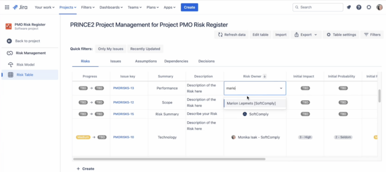 Jira Risk Management Worklow (Tutorial) SoftComply